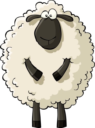 Sheep cartoon Vector Images & Graphics for Commercial Use | VectorStock
