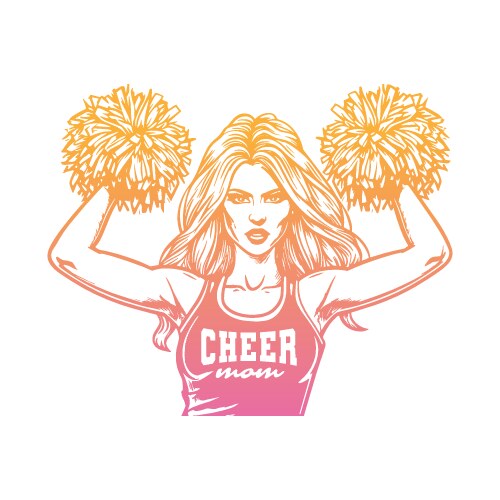 Cheerleading Clip Art Vector Images (over 300)
