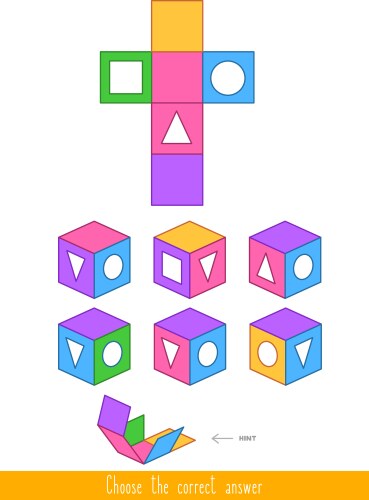 Educational game for kids find correct answer Vector Image