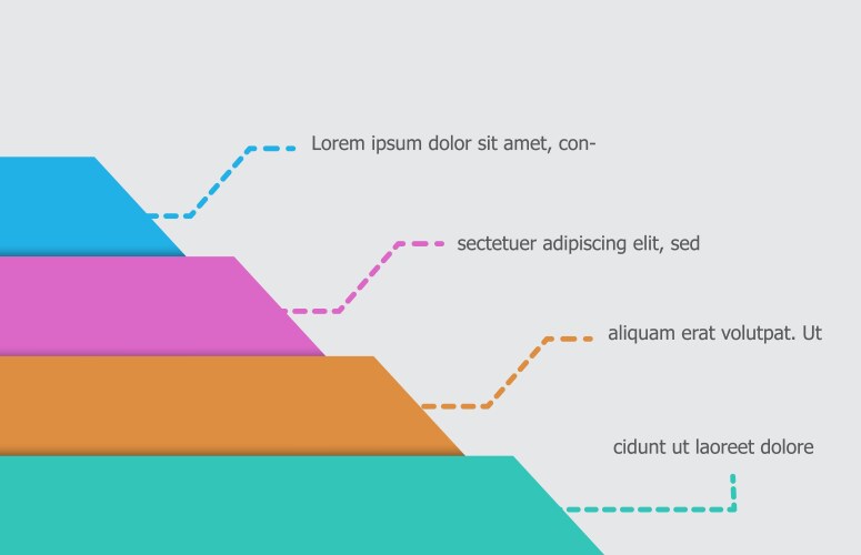 Fishbone diagram timeline gantt chart templates Vector Image