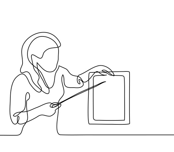 Teacher Outline Vector Images (over 20,000)