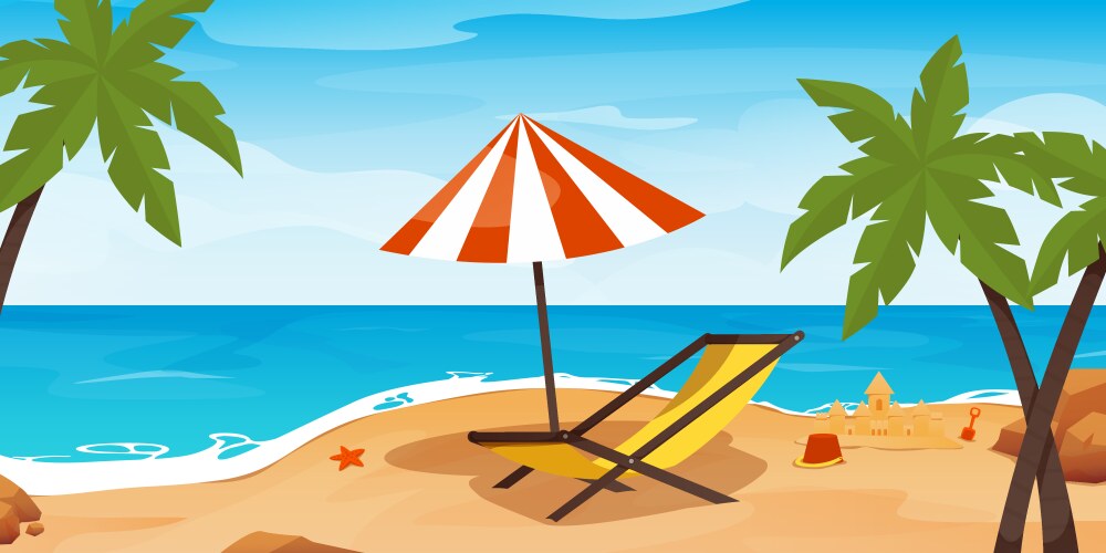 Beach Scene Cartoon Vector Images (over 8,500)