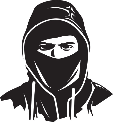 Phantom patriot hidden identity with design Vector Image