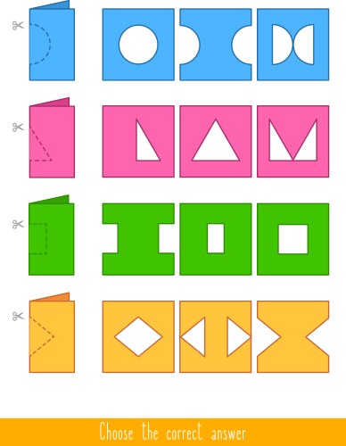 Educational game for kids find correct answer Vector Image