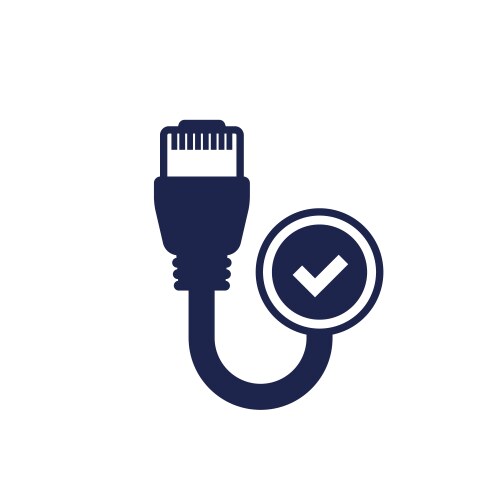 Ethernet port icon Royalty Free Vector Image - VectorStock