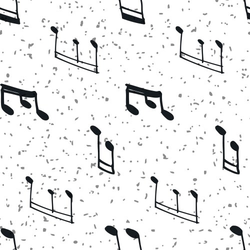 Music seamless background Royalty Free Vector Image