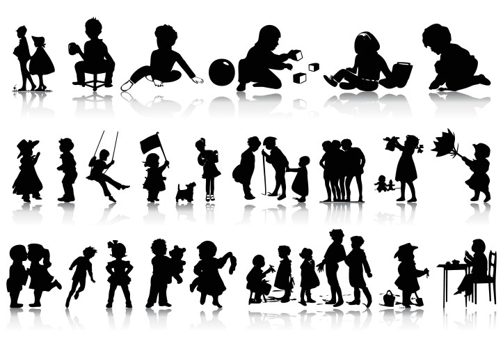 Children themed items Royalty Free Vector Image