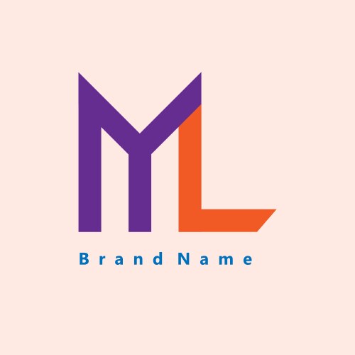 Ic logo design templates Royalty Free Vector Image