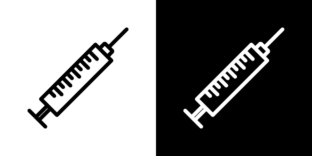 Syringe icon Royalty Free Vector Image - VectorStock