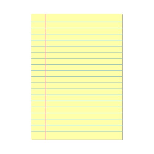 Lined sheet template handwriting paper for diary Vector Image