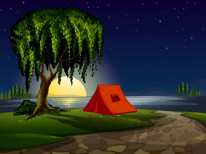 Camping Scene Vector Images (over 19,000)