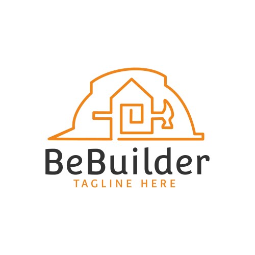 Structure construction building factory company Vector Image