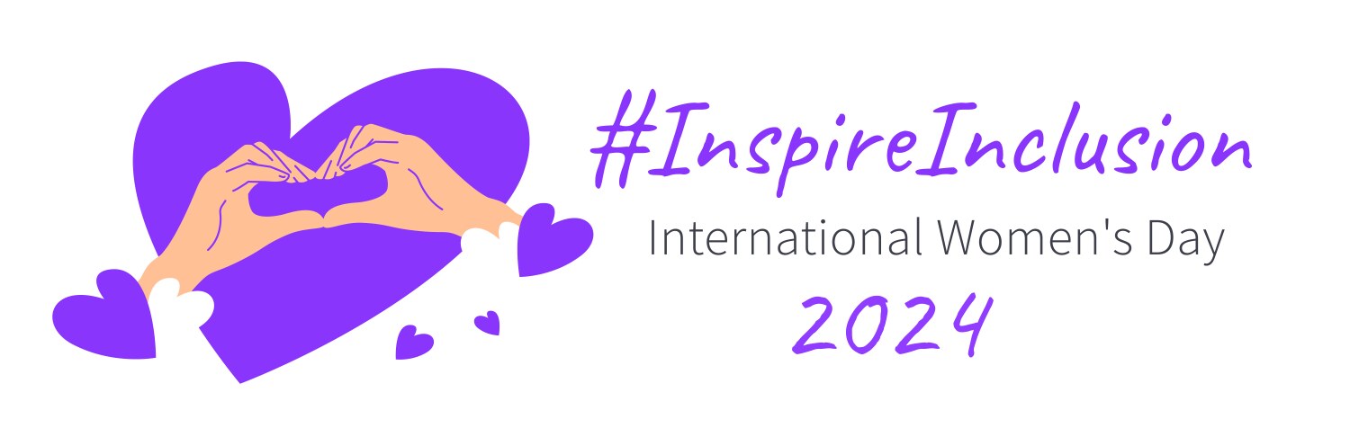 Inspire inclusion campaign heart finger gesture Vector Image