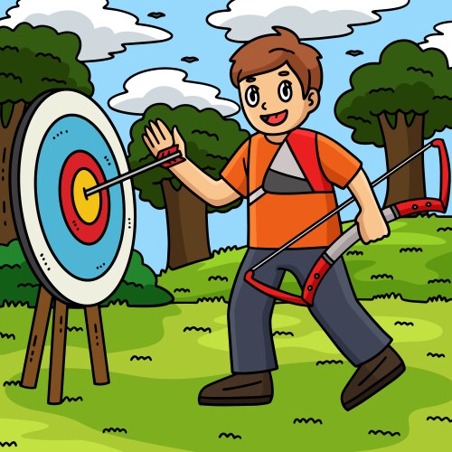 Archery Cartoon Vector Images (over 5,300)