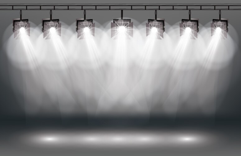 Scene illumination collection transparent effects Vector Image