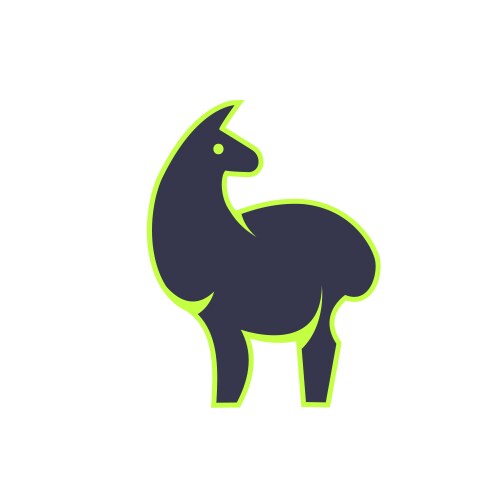 Llama Royalty Free Vector Image - VectorStock