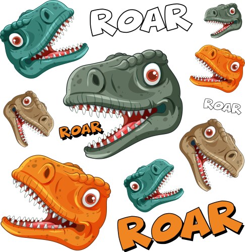 Dinosaur Roar Vector Images (over 2,200)