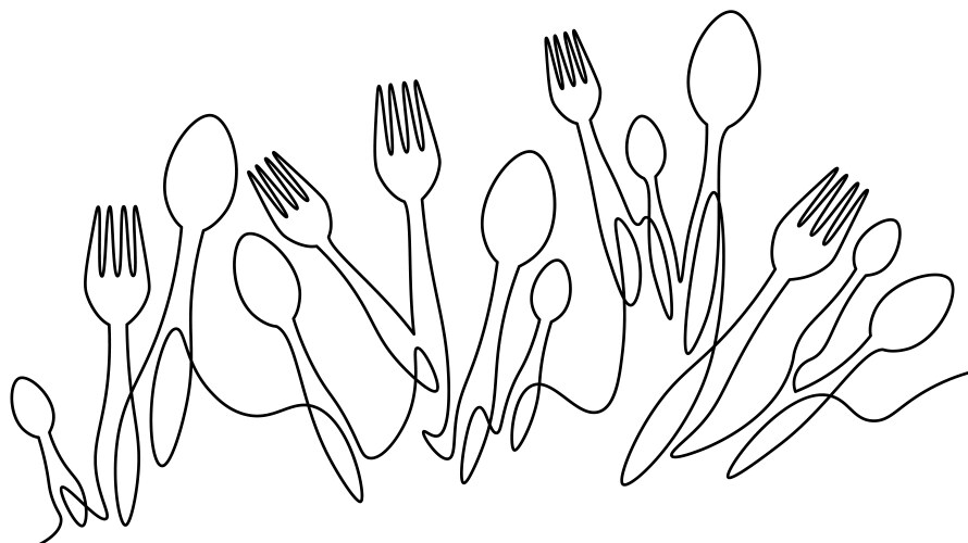 Dinner Plate Line Art Vector Images (over 10,000)