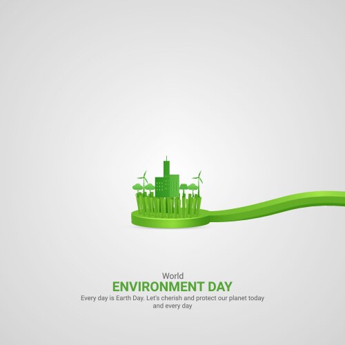 World environment day world environment day Vector Image