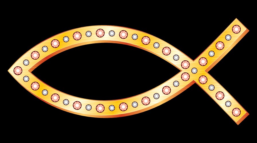 Fish christian Royalty Free Vector Image - VectorStock