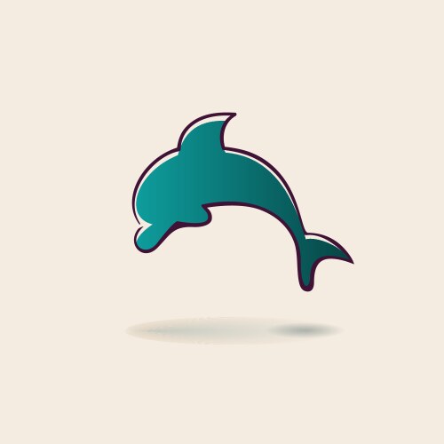Dolphin cartoon Royalty Free Vector Image - VectorStock