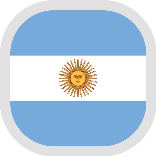 Simple round flag Royalty Free Vector Image - VectorStock