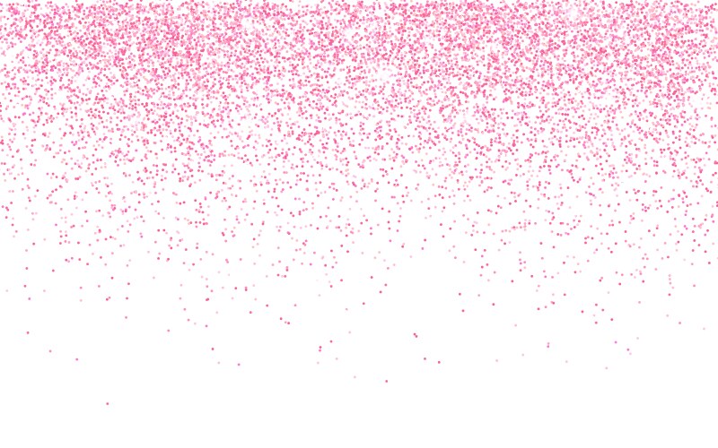 Pink glitter sparkle on a transparent background Vector Image