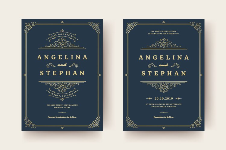 Wedding Invitation Vector Images (over 450,000)
