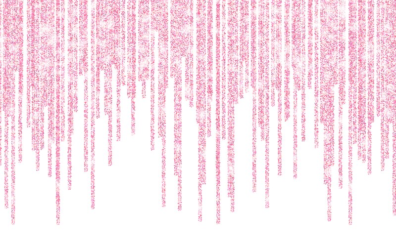 Pink glitter sparkle on a transparent background Vector Image