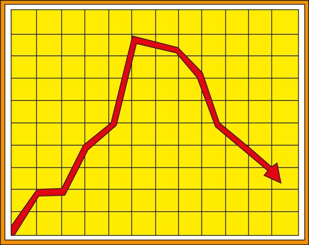 Red Arrow Graph Down Vector Images (over 3,800)