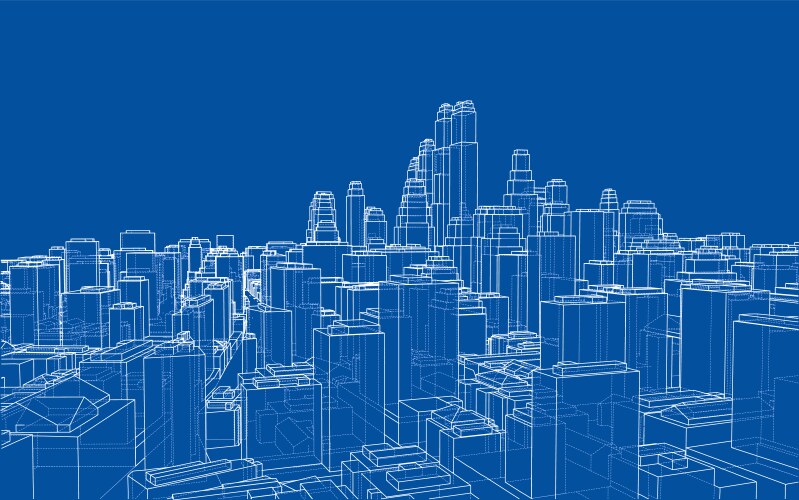 Outline bekasi indonesia city skyline with white Vector Image