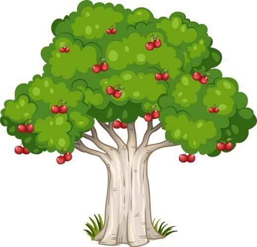 Beautiful tree cherry blossoms gentle sakura Vector Image