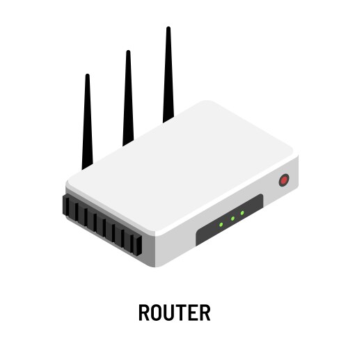 Wireless router Royalty Free Vector Image - VectorStock