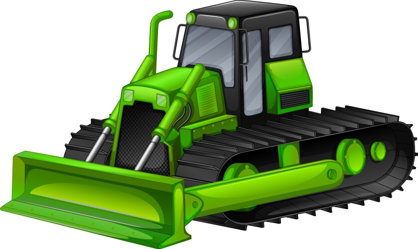 Tractor jcb Royalty Free Vector Image - VectorStock