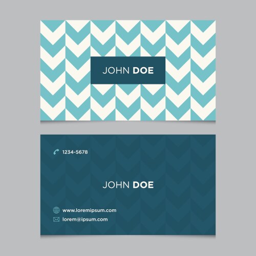 Business card pattern blue 04 Royalty Free Vector Image