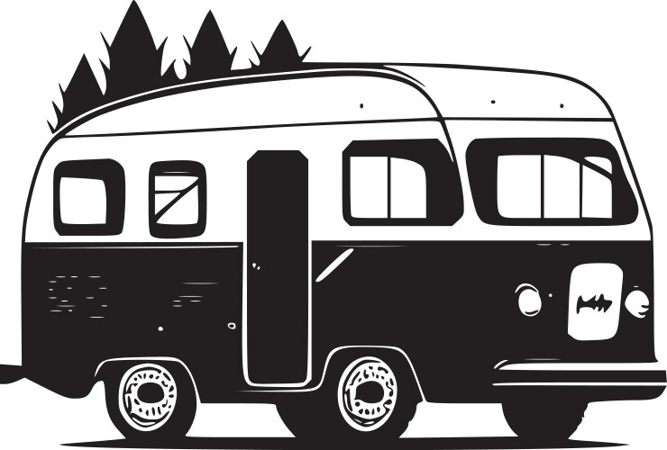 Motorhome Line Drawing Vector Images (over 250)
