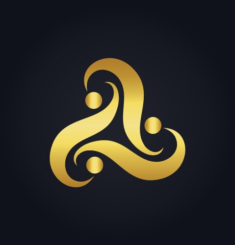 S and c - initials or gold silver logo sc Vector Image