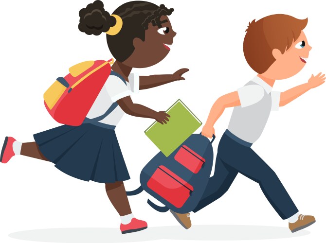 Late for School Vector Images (over 360)