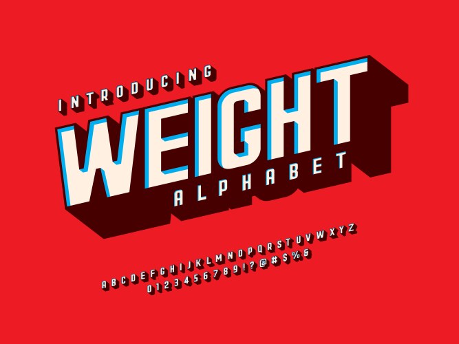 Radio wave style font alphabet letters and numbers