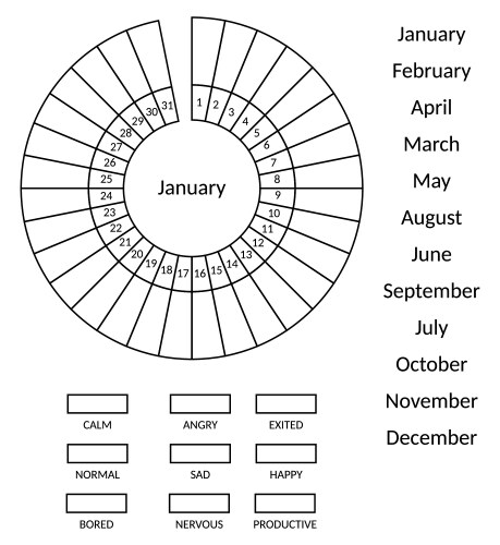 Months Vector Images & Graphics for Commercial Use | VectorStock