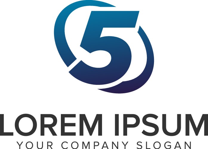 Creative letter rm logo concept design Royalty Free Vector