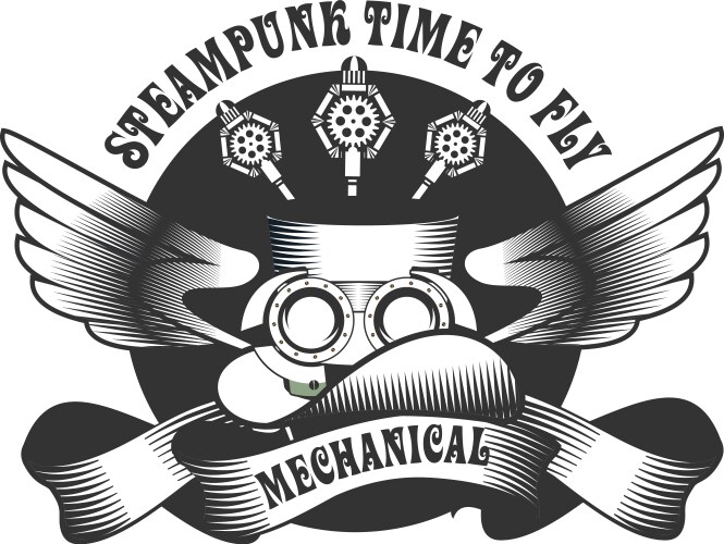 Steampunk Logo Vector Images (over 950)