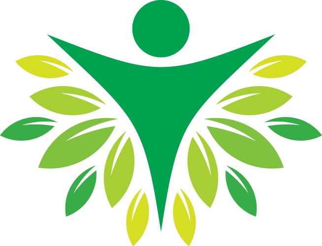 Colorful community logo symbol Royalty Free Vector Image