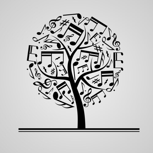 Music Notes Trees Vector Images (over 1,100)