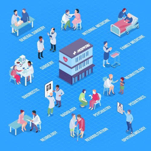 Hospital Infographics Departments Vector Images (over 180)