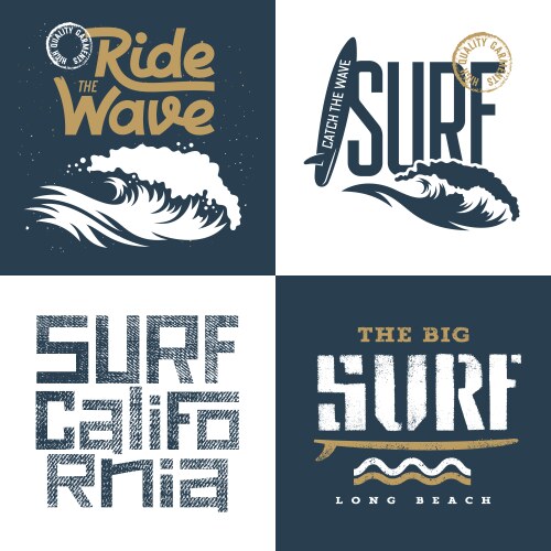 Surfing Vector Images & Graphics for Commercial Use | VectorStock