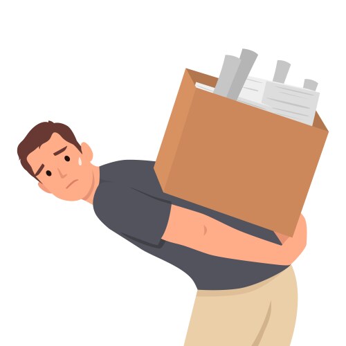 Carrying Heavy Box Vector Images (over 2,100)