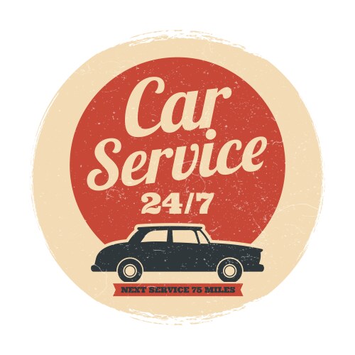 Car repair auto service with mechanic characters Vector Image