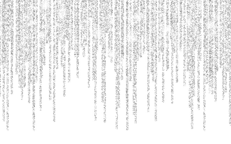 Falling in lines silver glitter confetti Vector Image