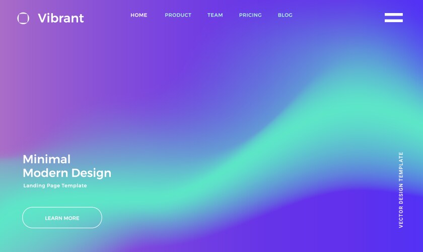 Trend gradient design for app development web Vector Image